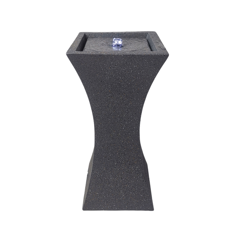 Modern Curved Swirl Water Fountain